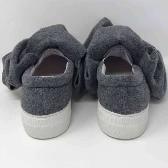 Joshua Sanders | Shoes | Nwt Joshua Sanders Felted Bow Slipon Sneakers ...